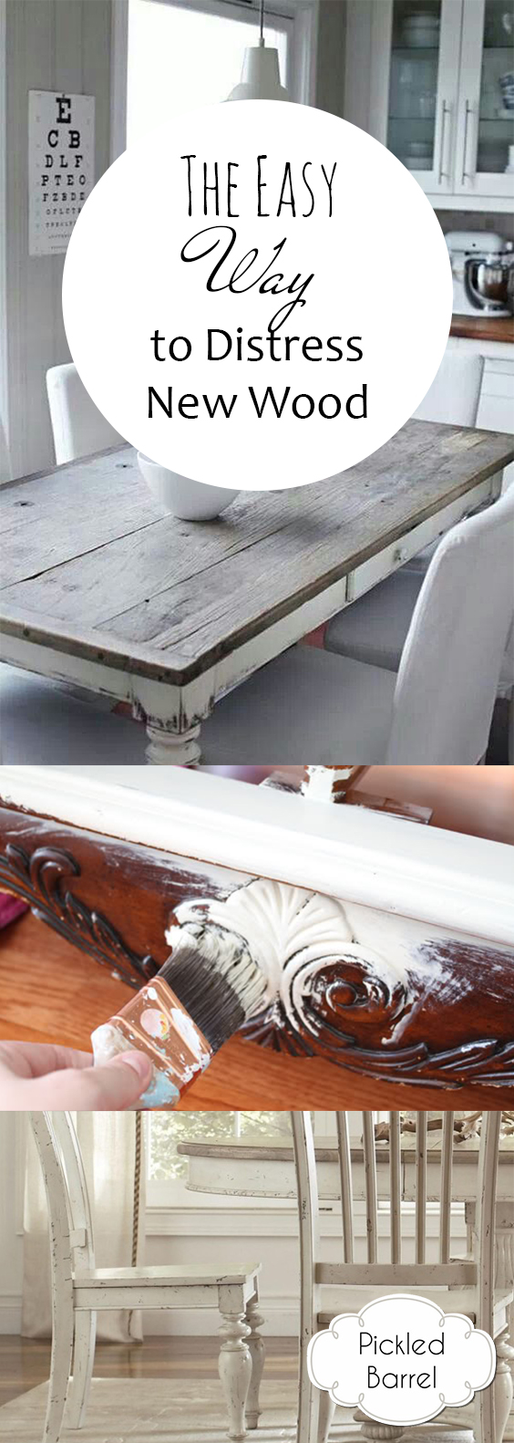 The Easy Way to Distress New Wood – Pickled Barrel The Easy Way to Distress New Wood – Pickled Barrel